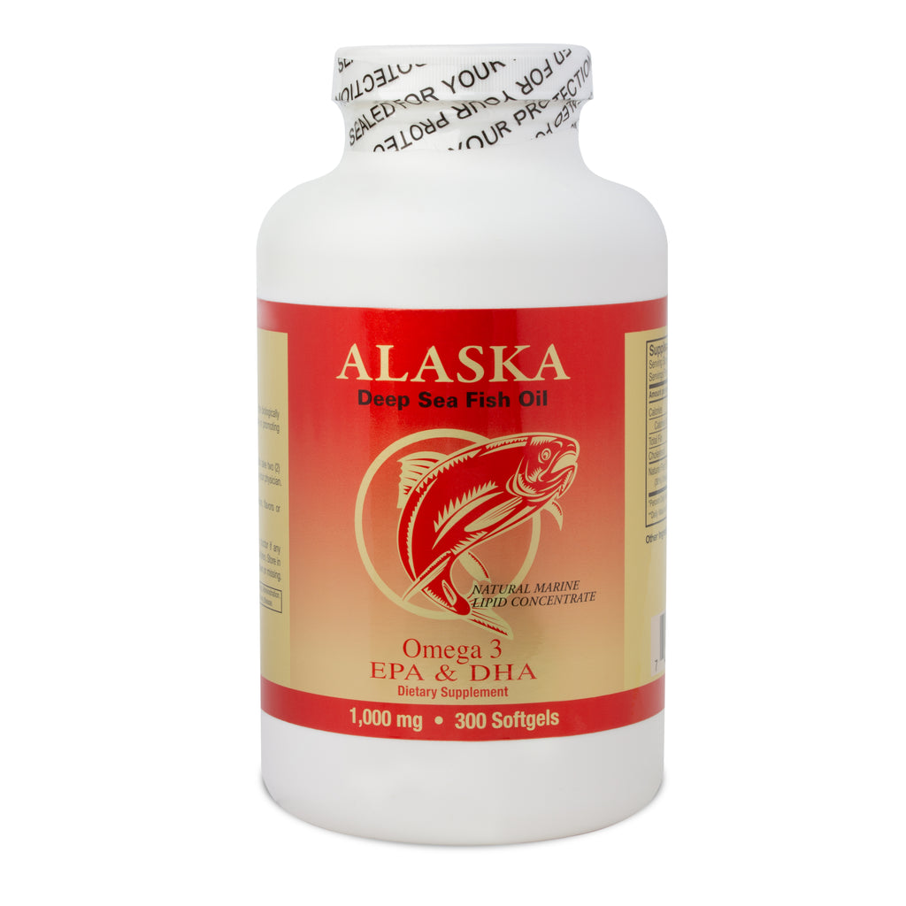Alaska Deep Sea Fish Oil (300 Softgels/ 1,000mg) - NCB TECHNOLOGY